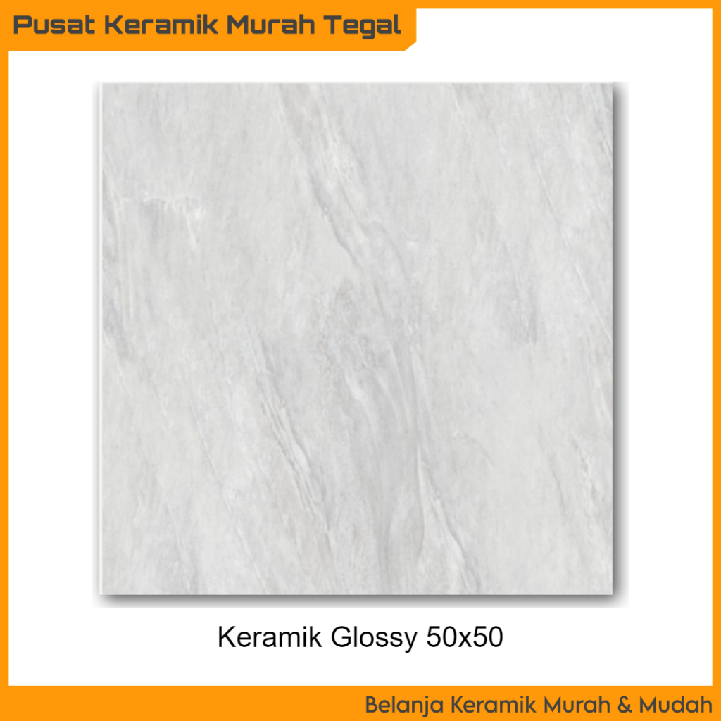 Jual Keramik Lantai Mengkilap 50x50 Alameda Grey Motif Abu Minimalis ...