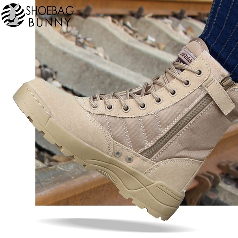 Jual Sepatu Gurun Luar Ruangan Sepatu Bot Taktis Tinggi Sepatu Bot ...