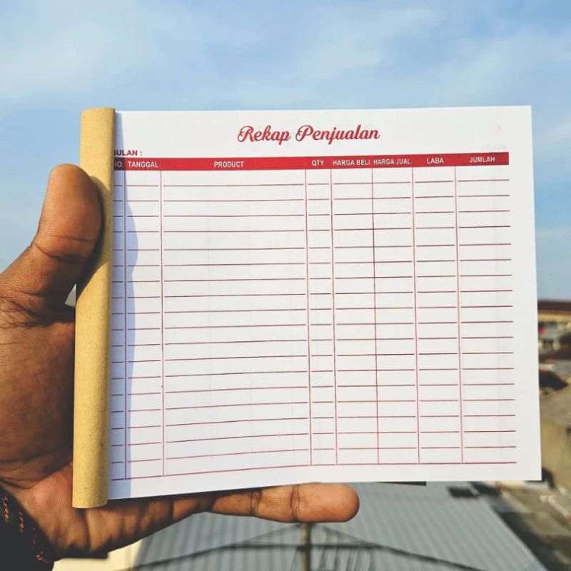 Jual BUKU REKAP PENJUALAN OLSHOP / BUKU REKAP PENJUALAN / BUKU REKAP ...
