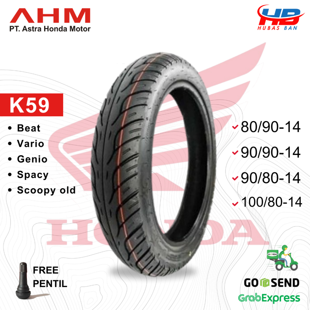 Jual Ban Beat Vario Federal Depan Belakang 80/90 90/90 90/80 100/80 AHM ...