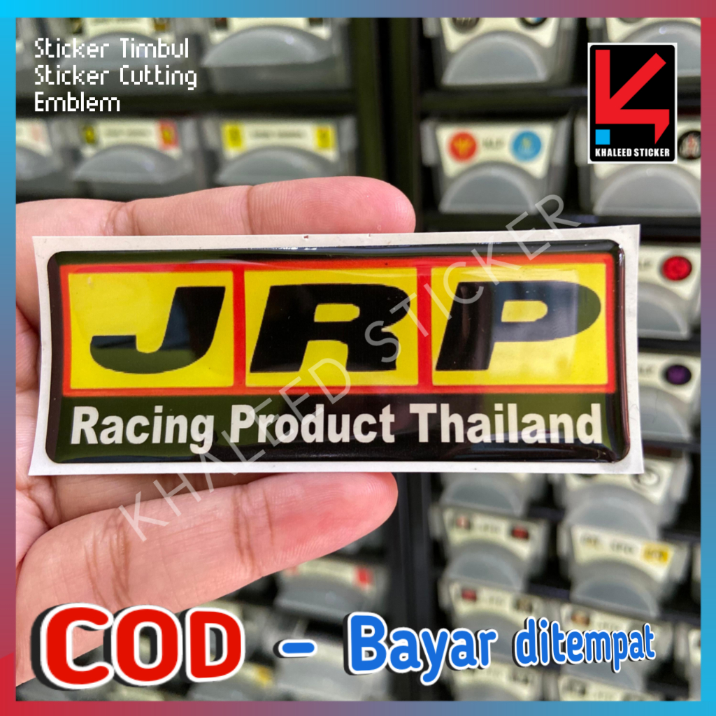 Jual STIKER EMBLEM JRP STICKER MOTOR TIMBUL | Shopee Indonesia