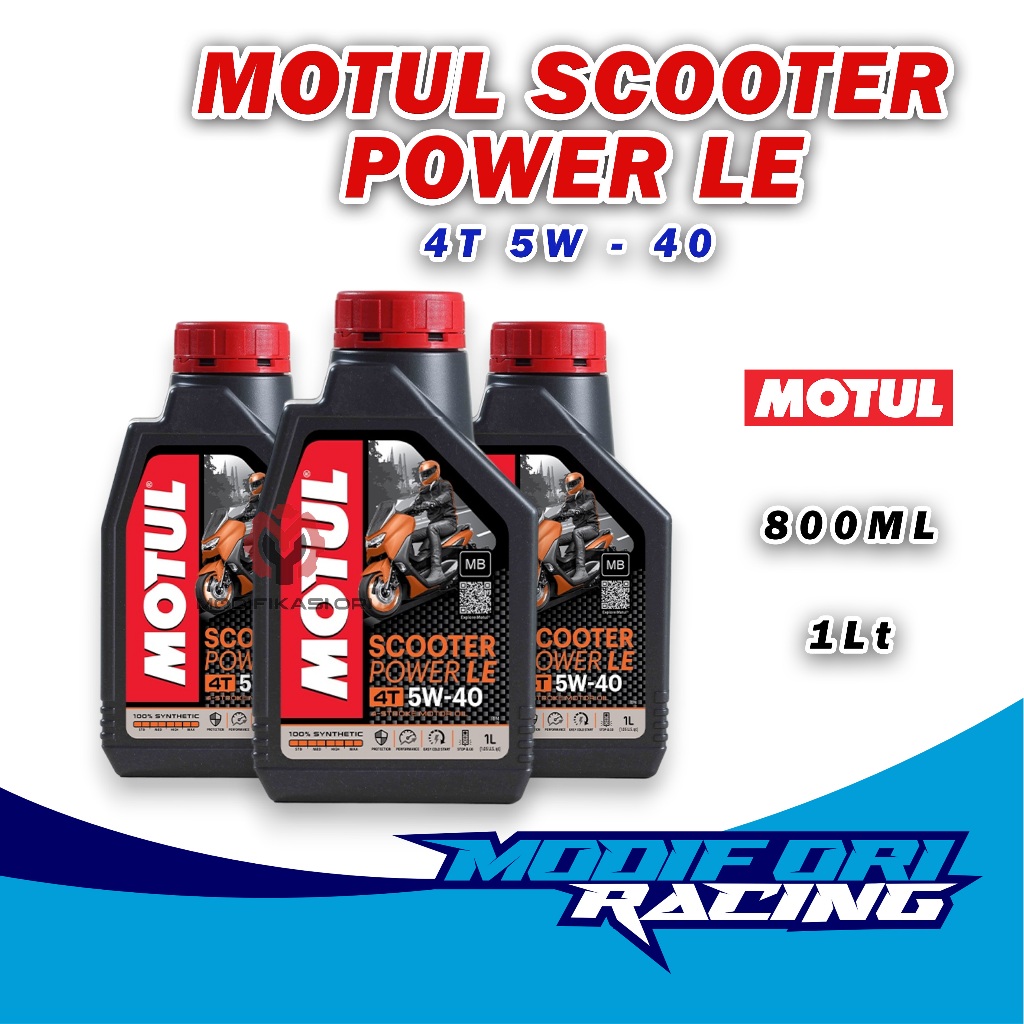 Jual POWER LE - MOTUL SCOOTER POWER LE 1000 ml DAN 800 ml OLI RACING ...