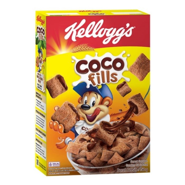Jual Kellogg's Coco Fills / Sereal Sarapan Gandum Isi Cokelat 150Gr ...