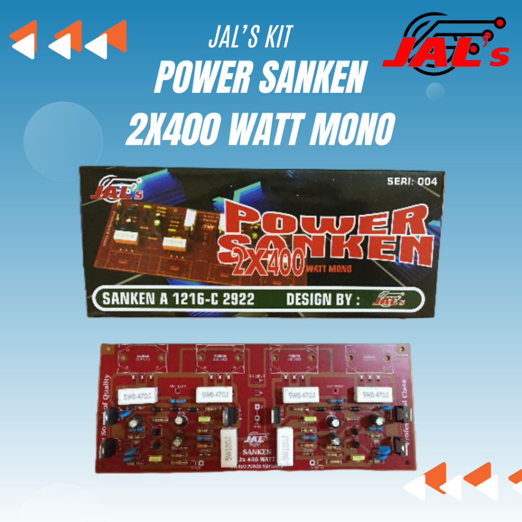Jual Kit Driver Stereo Power Sanken 2 x 400 watt | Shopee Indonesia