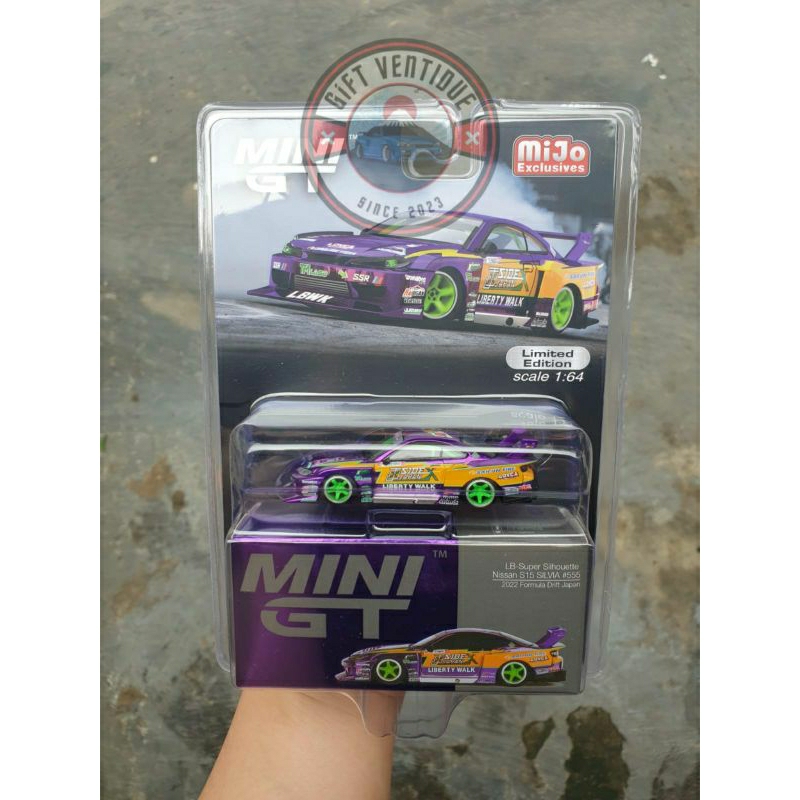 Jual Mini GT Minigt MGT 576 LBWK Liberty Walk Nissan Silvia S15 #555 ...