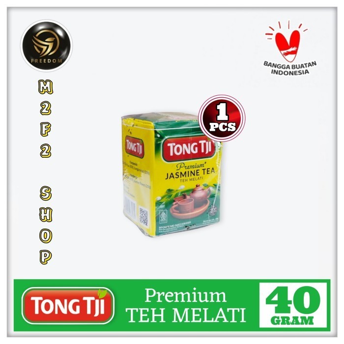 Jual Tong Tji PREMIUM Jasmine Tea | Teh Bubuk Melati - 40 gr (Kemasan ...