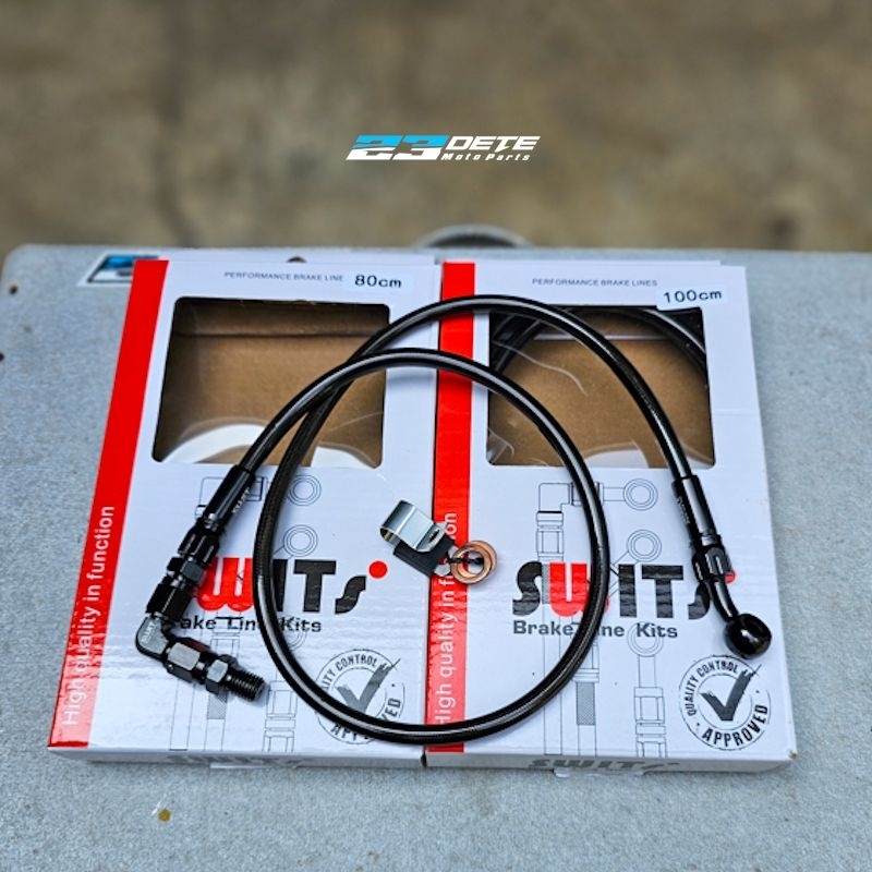 Jual kabel selang rem swits swit hitam 80cm & 100cm original | Shopee ...