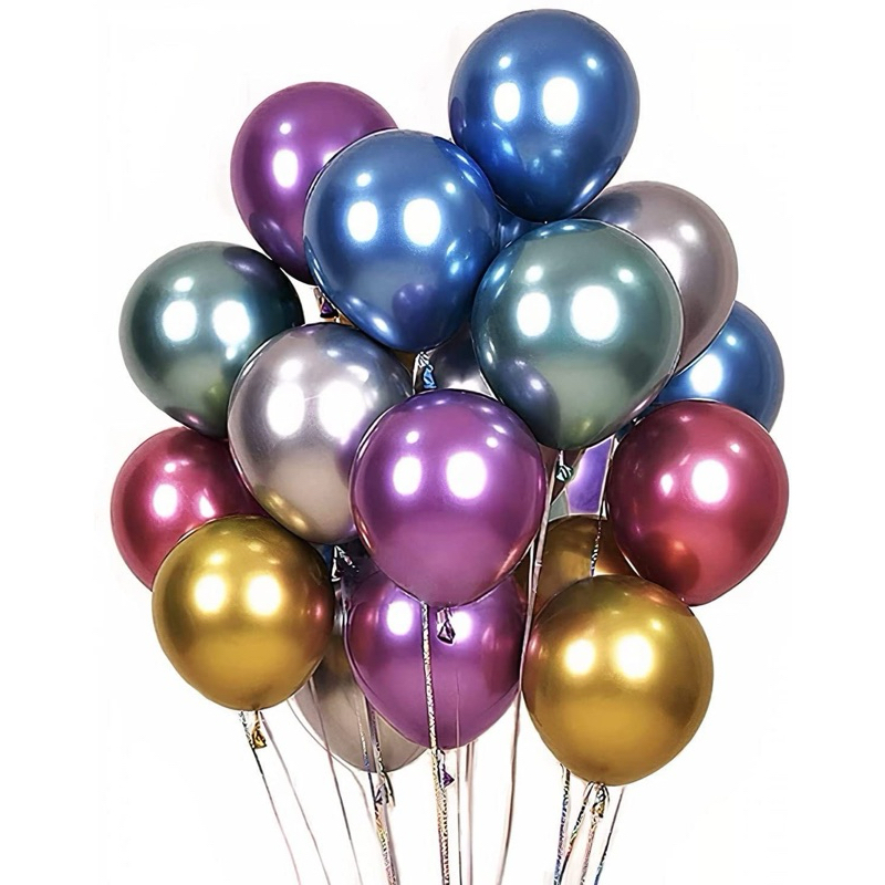 Jual BALON LATEX ECER PALING MURAH/BALON METALIK CHROME/BALLON 10 INCH ...