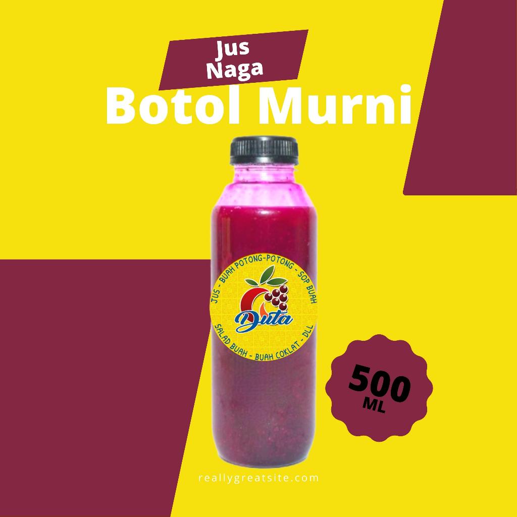 Jual Jus Buah Naga Murni (Botol 500ML) | Shopee Indonesia