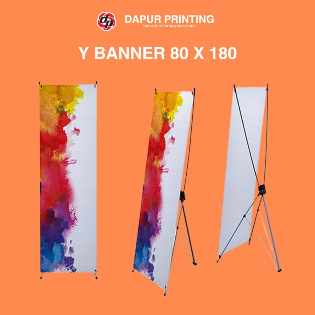 Jual Rangka Stand Y Banner , BANNER Alumunium 60x160CM 80 X 180 Display ...