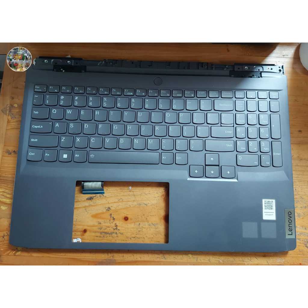 Jual Casing Lenovo NB LOQ-151RH8 Palmrest Cover Keyboard Black Backlit ...