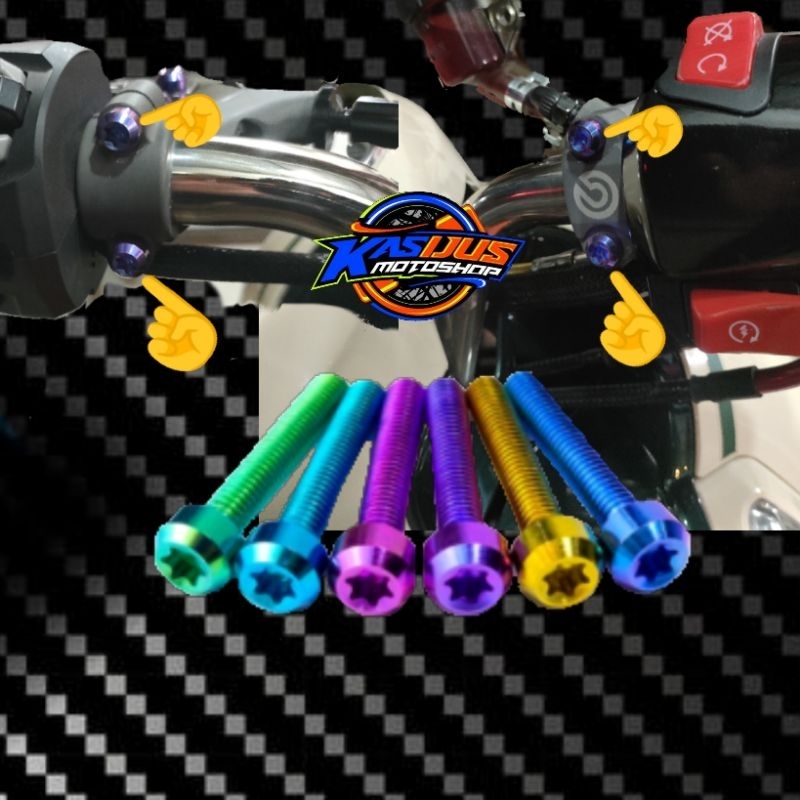 Jual baut handle rcb s1 satu set 4 biji pnp brembo | Shopee Indonesia