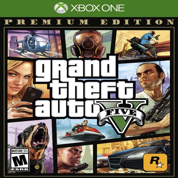 Jual GTA 5 Premium Edition Bundle Shark Xbox One / Series X|S Original ...