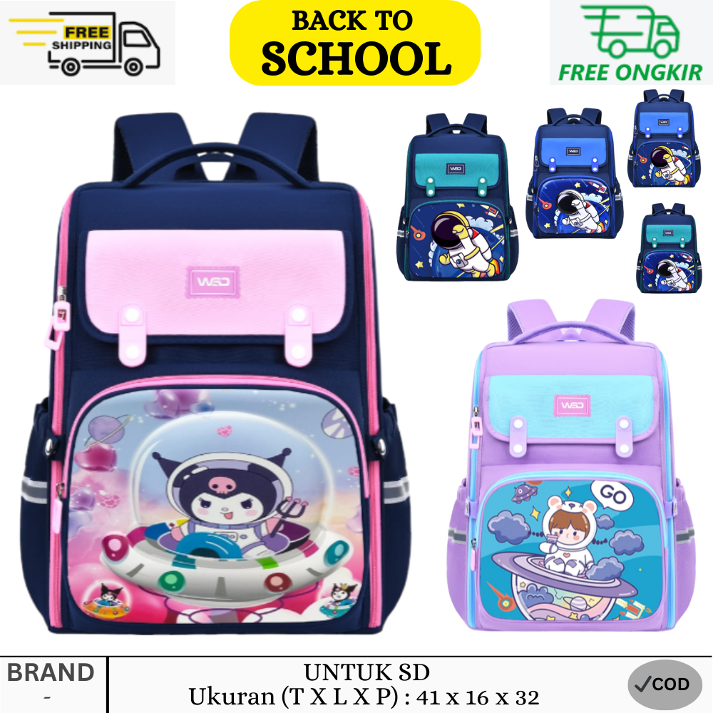 Jual TAS RANSEL ANAK SEKOLAH IMPORT SD 00930 MODEL TABUNG TAS SEKOLAH ANAK PEREMPUAN | Shopee ...