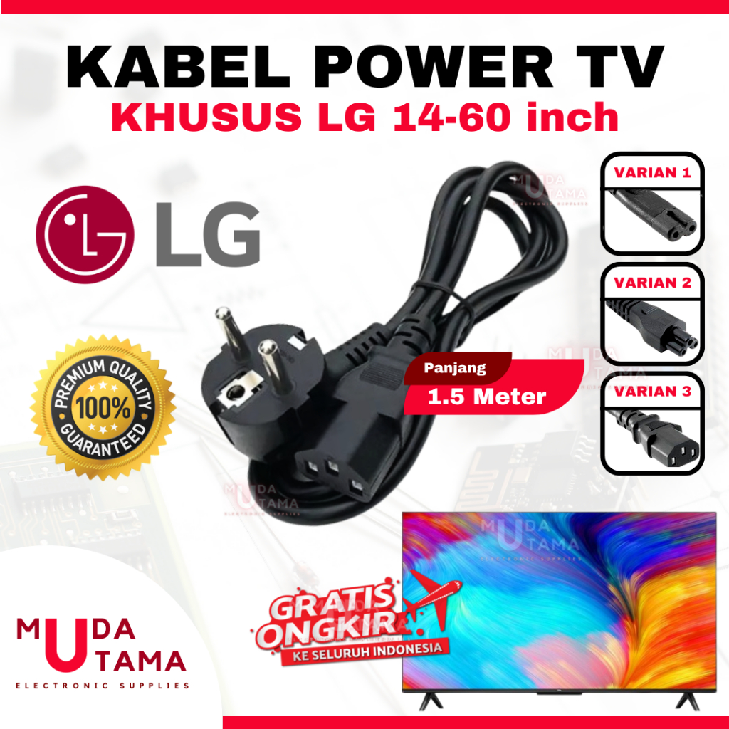 Jual KABEL LISTRIK TV LG LCD LED PLASMA | COK KABEL TV LCD LG | COK ...