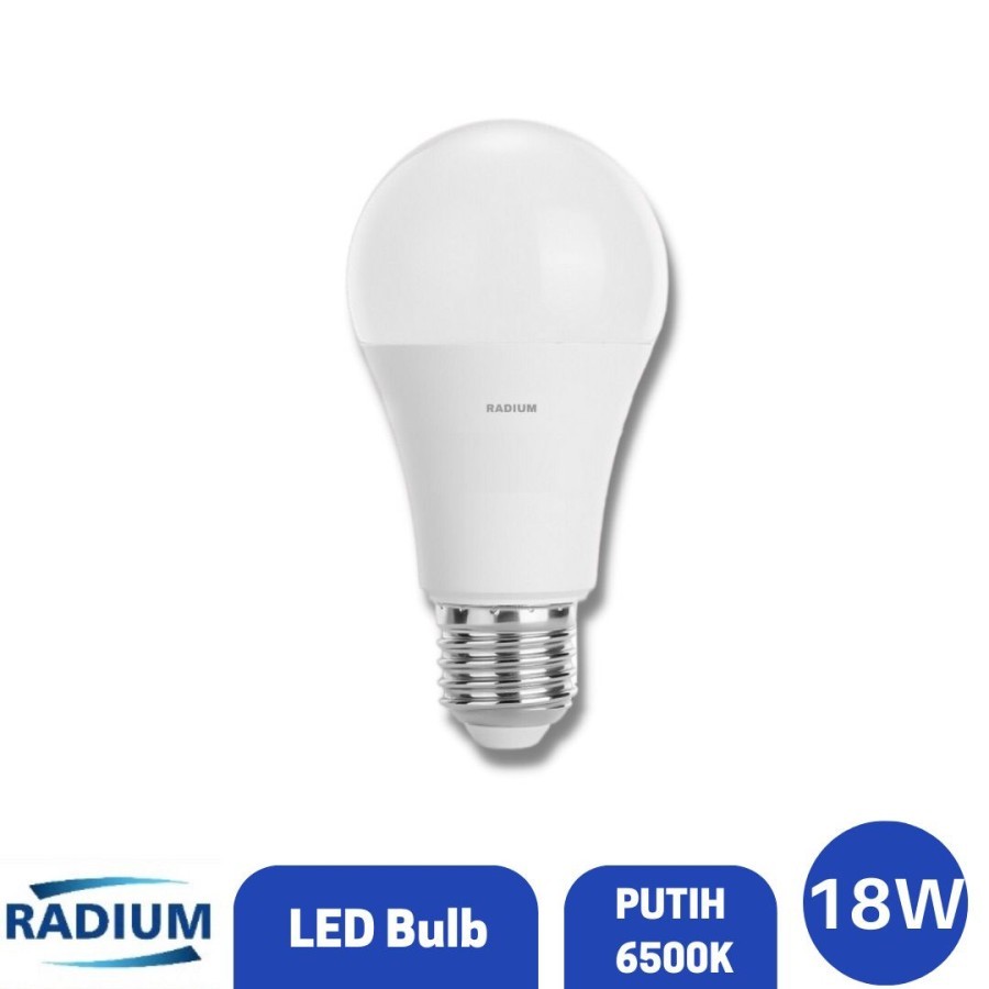 Jual RADIUM LED BULB 18W LAMPU LED BOHLAM 18W 6500K PUTIH | Shopee ...