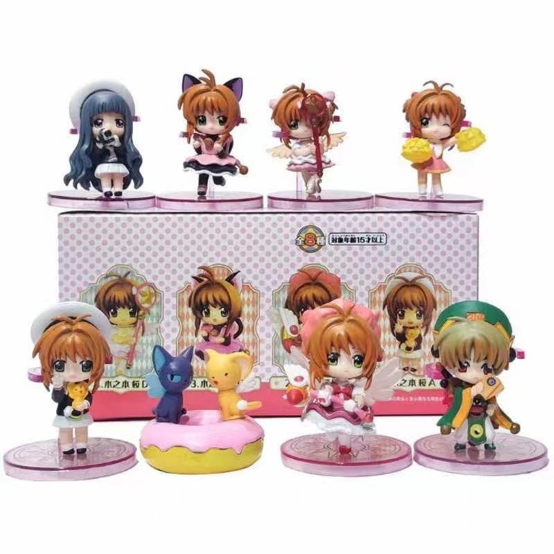 Jual Action Figure CardCaptor Sakura 5-7CM Figure Card Captor Sakura ...