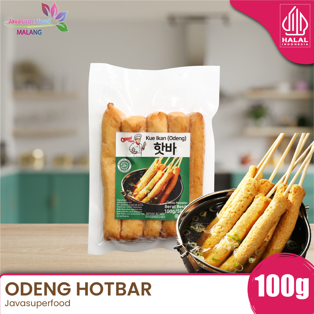 Jual Oppa Hotbar Odeng Jajan asli Korea 100g/ Odeng Tusuk / Odeng ...