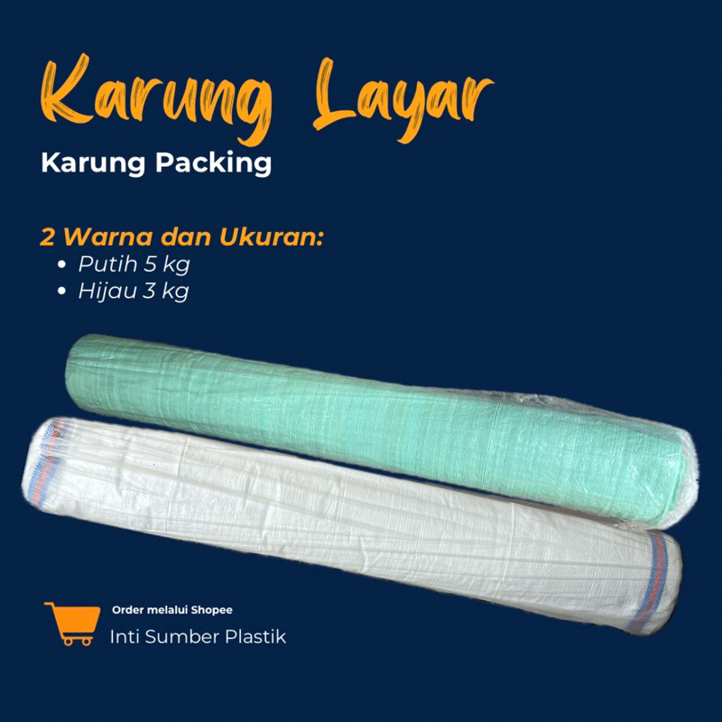 Jual Karung plastik / karung layar / karung packing baru premium tebal ...