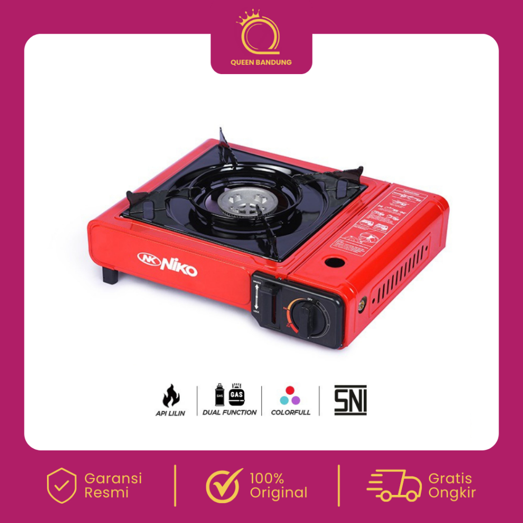 Jual NIKO Kompor Gas Portable 1 Tungku NK-268C Gas Cooker Portable ...