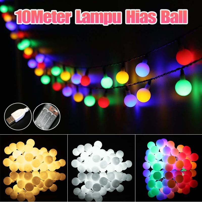 Jual ANBOLT Lampu Hias Lampu Ramadhan 2024 Lampu Tirai Lampu Tali LED ...