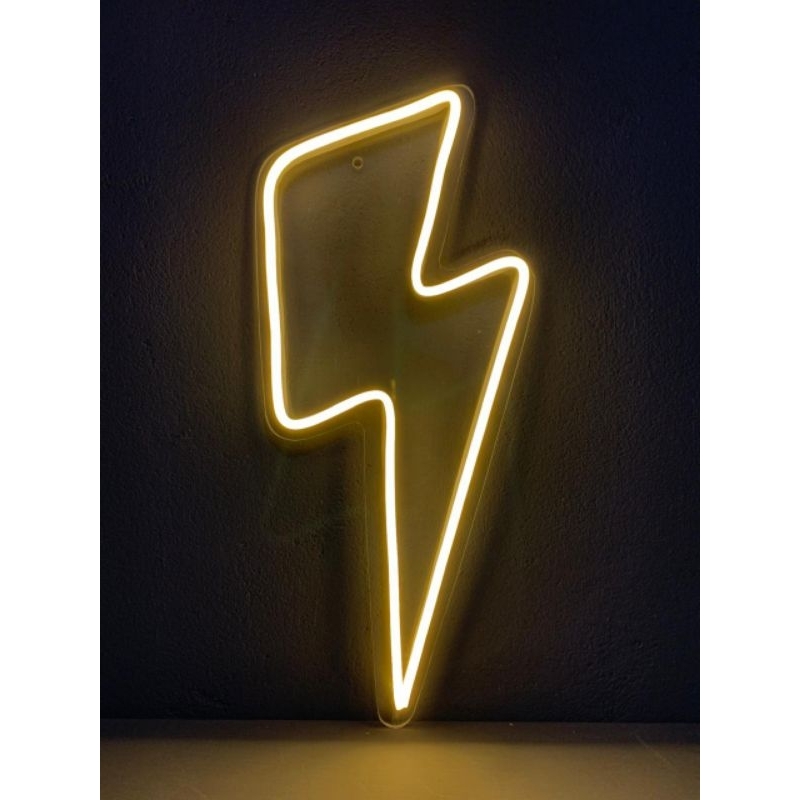 Jual NEON SIGN/NEON FLEX MODEL GAMBAR PETIR | Shopee Indonesia