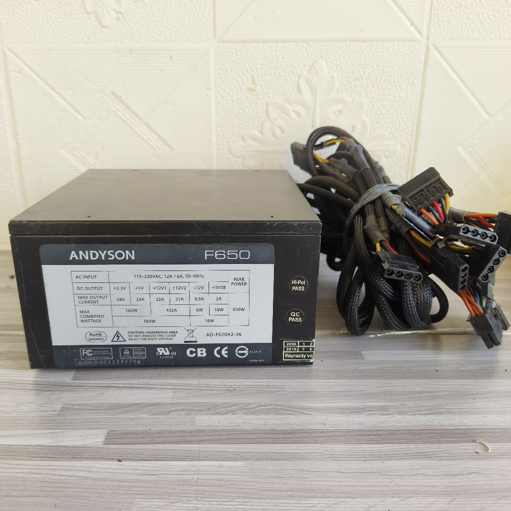 Jual PSU GAMING ANDYSON 650W PURE | Shopee Indonesia