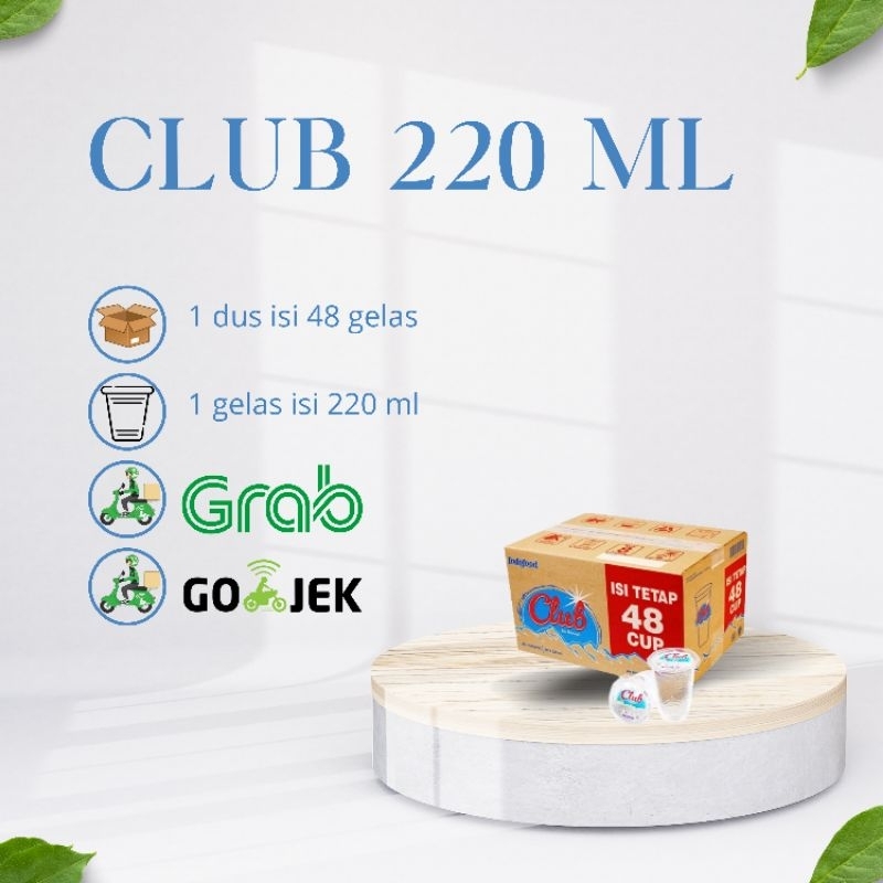 Jual Club Gelas 220ml Dus isi 48 gelas | Shopee Indonesia