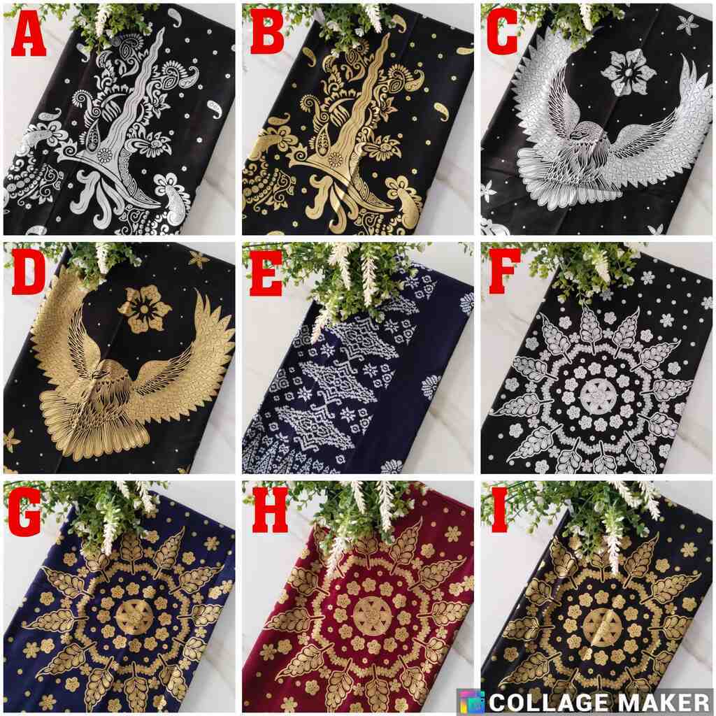 Jual KAIN BATIK HALUS MOTIF PRADA BAKUNG SERIAN WARNA DAN MOTIF PRADA ...