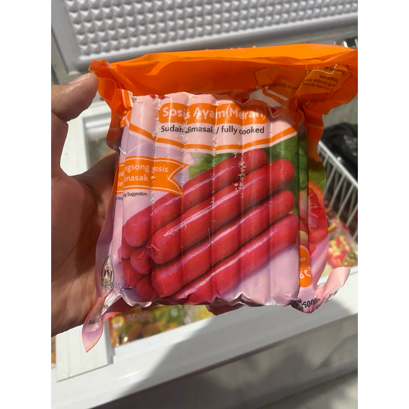 Jual sosis salam merah 500gr | Shopee Indonesia