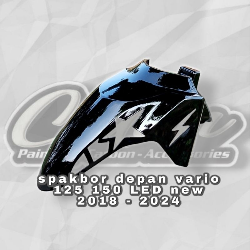 Jual spakbor depan coak custom vario LED new 125 150 gen 1 gen 2 petir ...