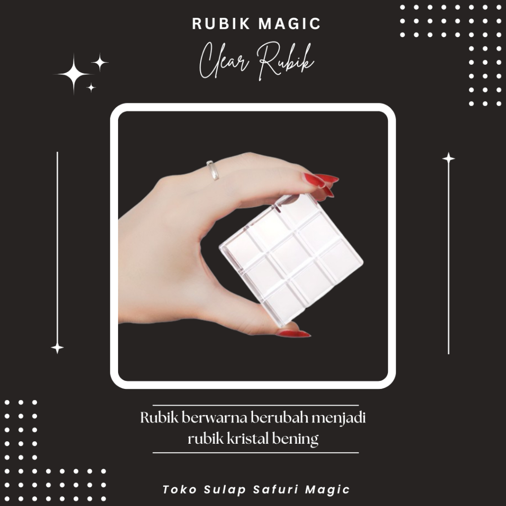 Jual Alat Sulap Clear Rubik - Sulap Rubik - Rubik Magic - Rubik Sulap ...