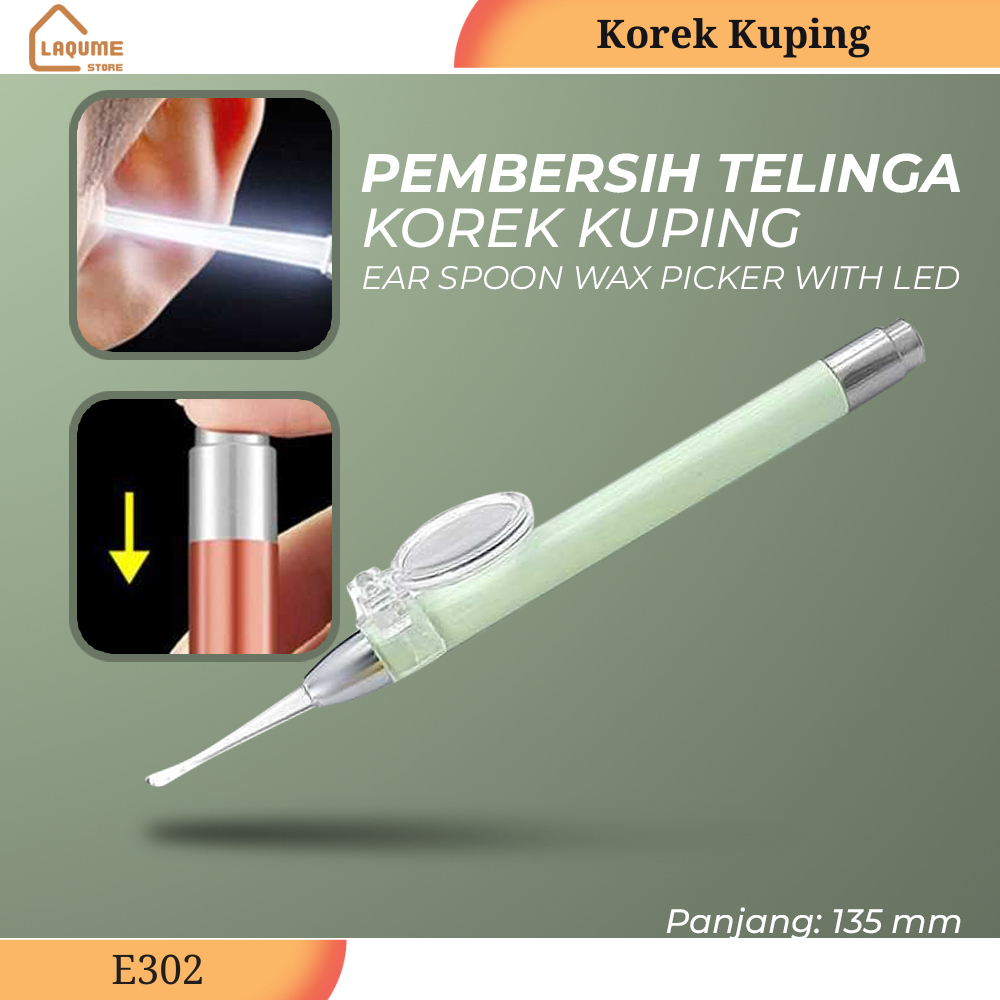 Jual Alat Pembersih Telinga Korek Kuping Lampu LED Kaca Pembesar ...
