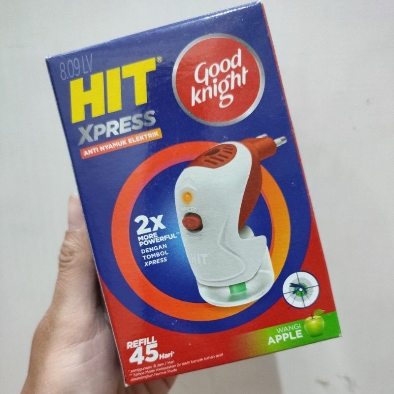 Jual HIT GOOD KNIGHT Express Alat + Refill 45 hari anti nyamuk elektrik ...