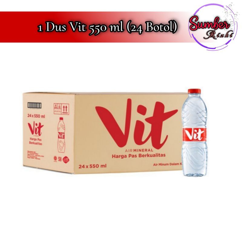 Jual Vit Botol 550ml 1 Dus (24 Botol) | Shopee Indonesia