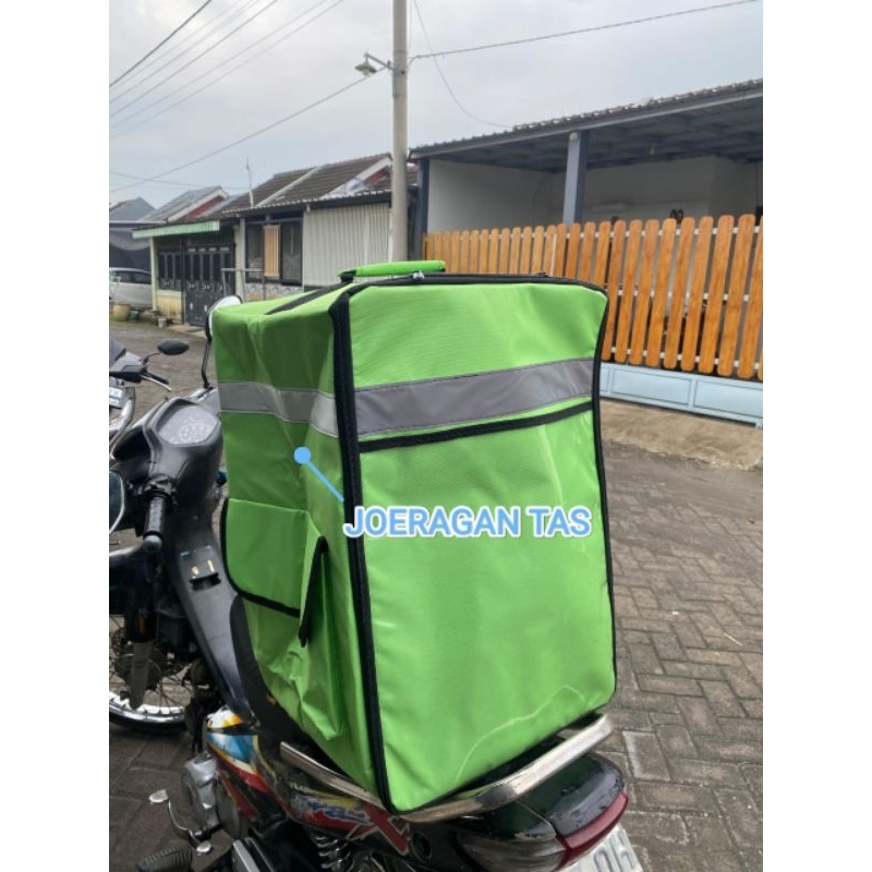 Jual Tas Ransel Kurir Jumbo Anti Air. Tas Gojek. Tas Grabfood Delivery ...