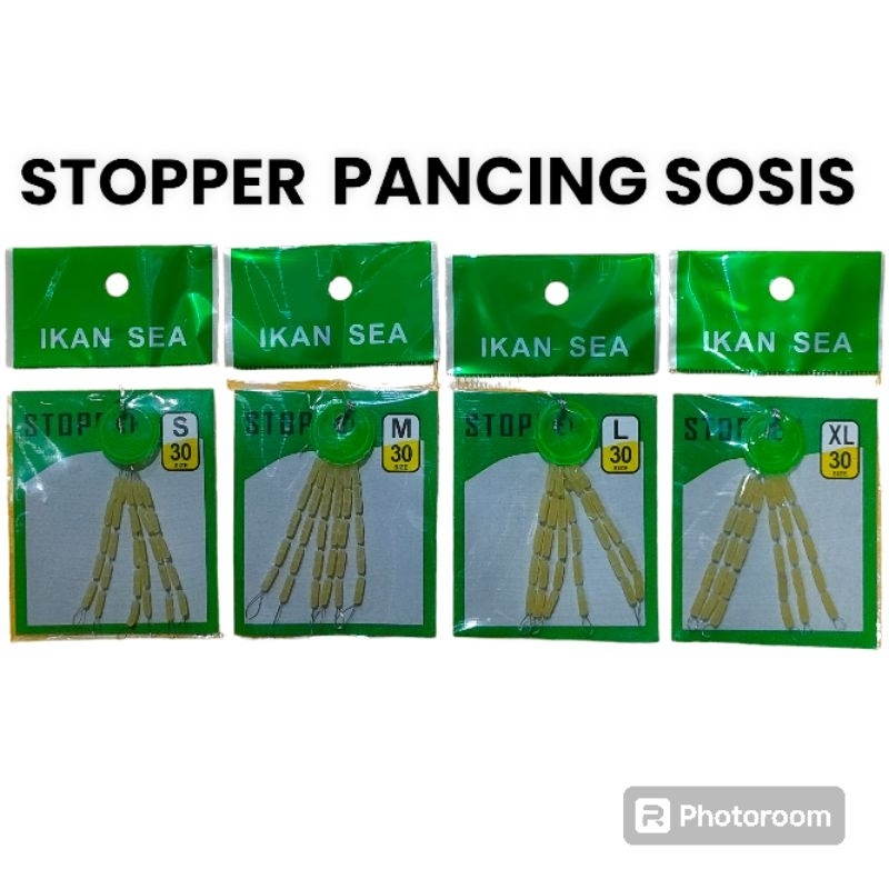 Jual Stopper Pancing Sosis Hai Neng isi 30Pcs / Pembatas Pelampung ...