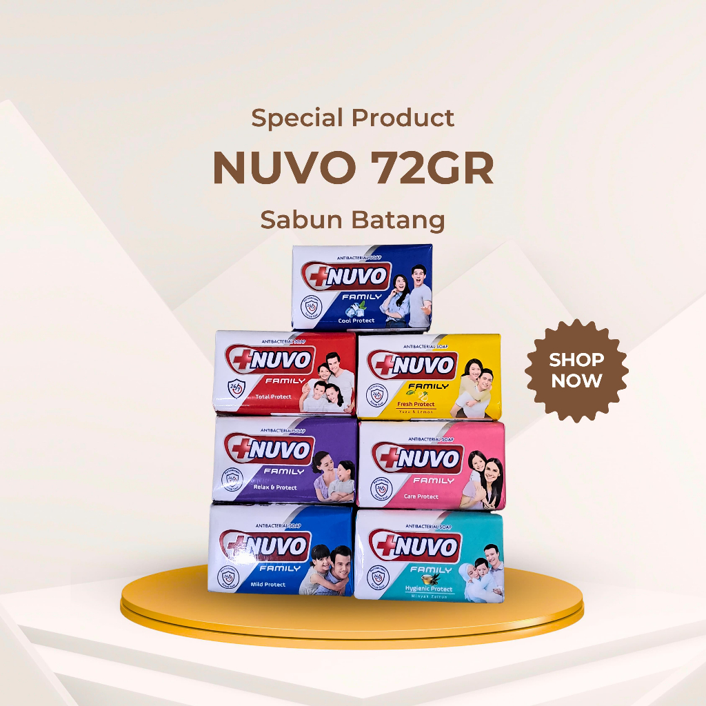 Jual Nuvo Sabun Batang 72gr All varian | Shopee Indonesia
