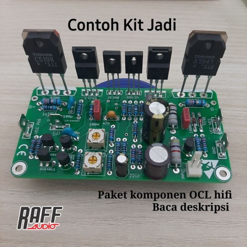 Jual Paket Komponen Kit OCL Hifi - Baca Deskripsi | Shopee Indonesia
