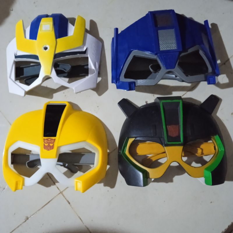 Jual happy meal toys transformers mask full set | Shopee Indonesia