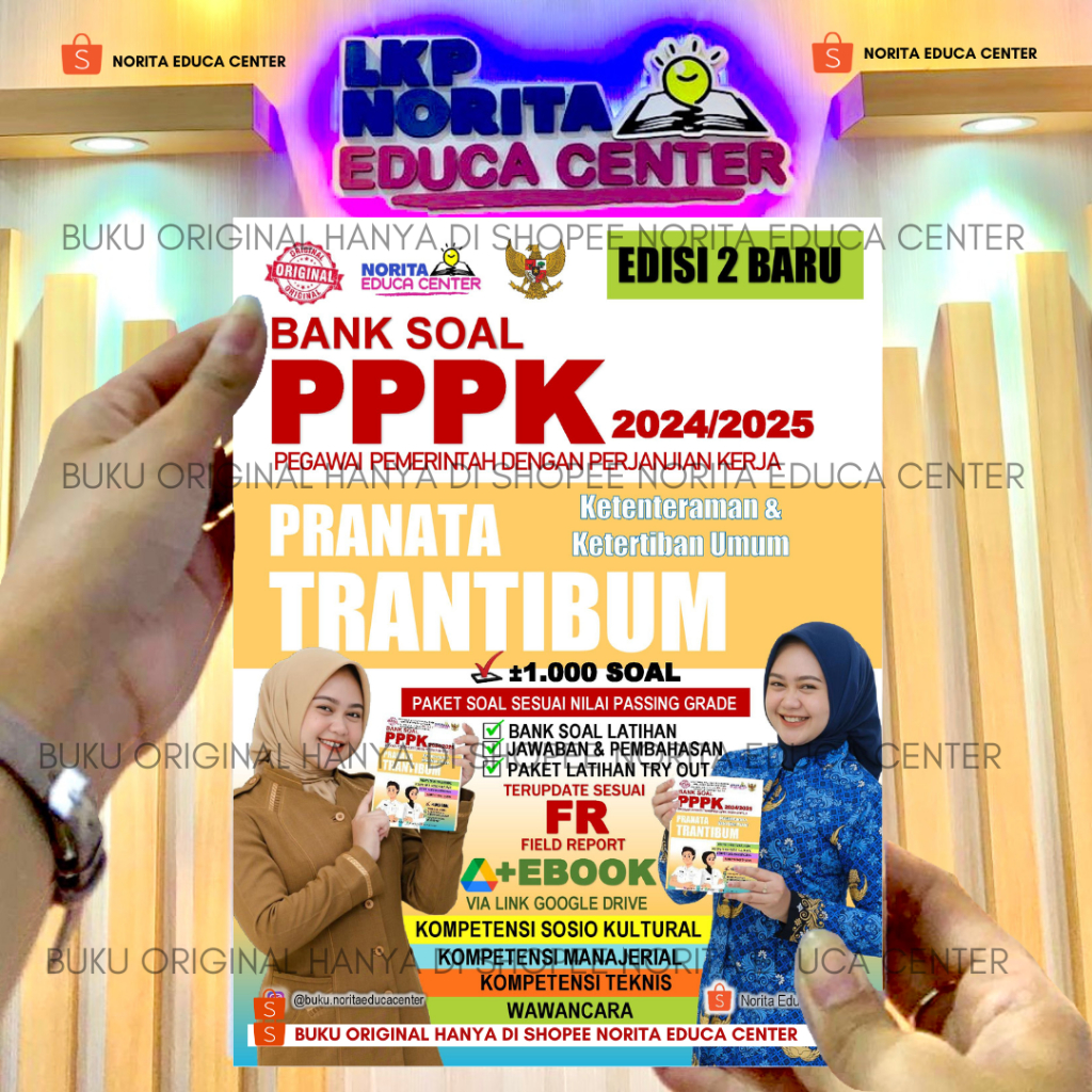 Jual BANK SOAL PPPK TEKNIS FORMASI PRANATA TRANTIBUM | Shopee Indonesia