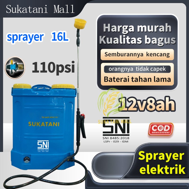 Jual SPRAYER ELEKTRIK SUKA TANI SUKATANI -16 LITER SNI Alat Semprot ...