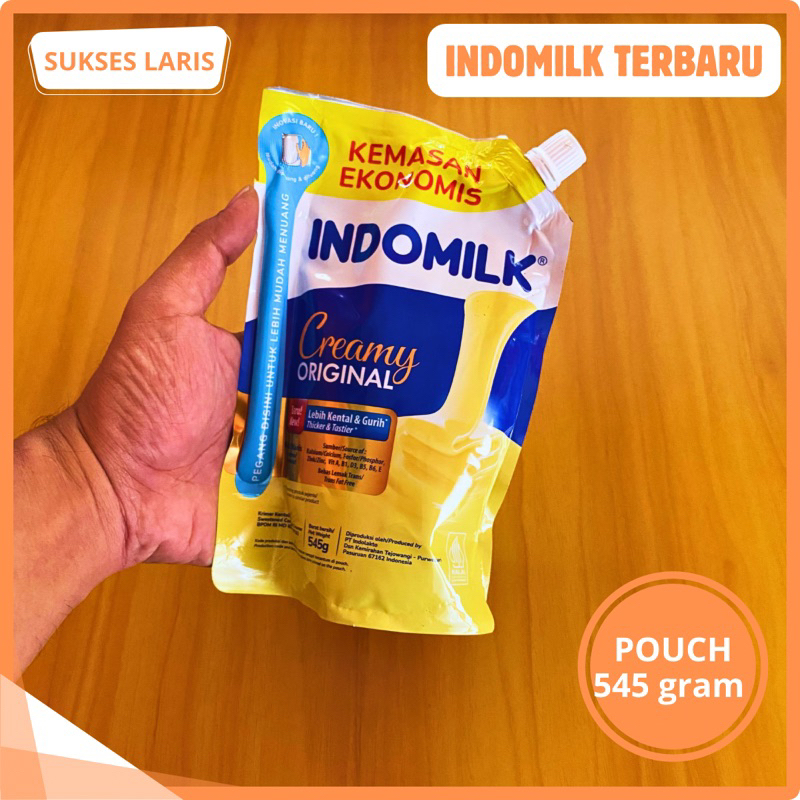 Jual SKM INDOMILK TERBARU POUCH 545 GRAM | SUSU KENTAL MANIS INDOMILK | INDOMILK POUCH 545 GRAM ...
