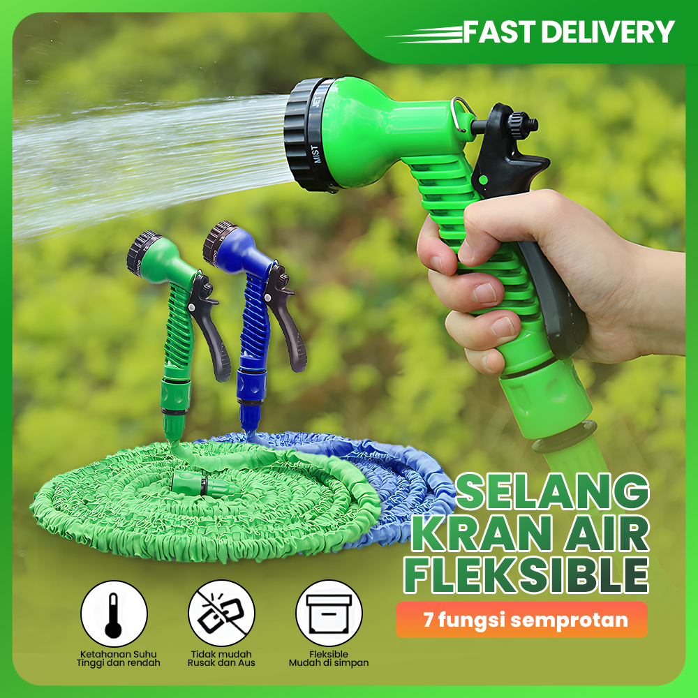Jual Selang Air Deras Sambungan Kran Pancuran Slang Semprotan Cuci ...