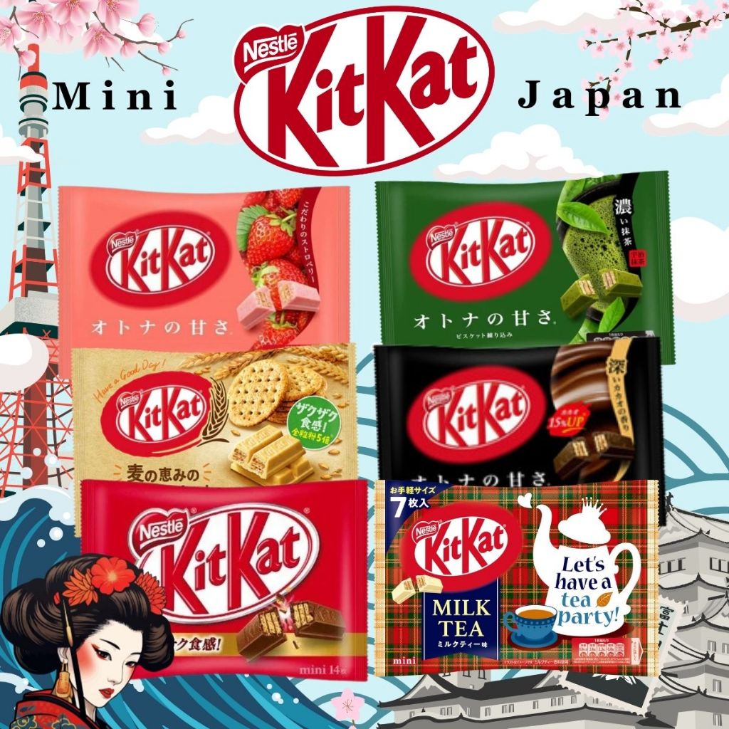 Jual Nestle Kitkat Mini Wafer berbalut Cokelat 1 Pak Chocolate Snacks ...