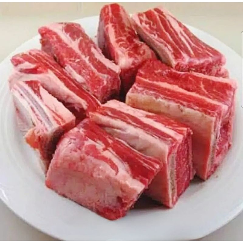 Jual Iga Super / Short Ribs Potong 3x3 cm kemasan 1kg | Shopee Indonesia