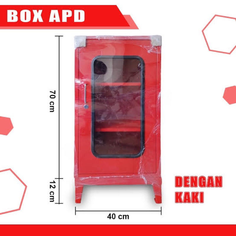 Jual Box APD / Kotak HSE / Lemari K3 Kecil / Safety Cabinet T95 P60 L40 | Shopee Indonesia