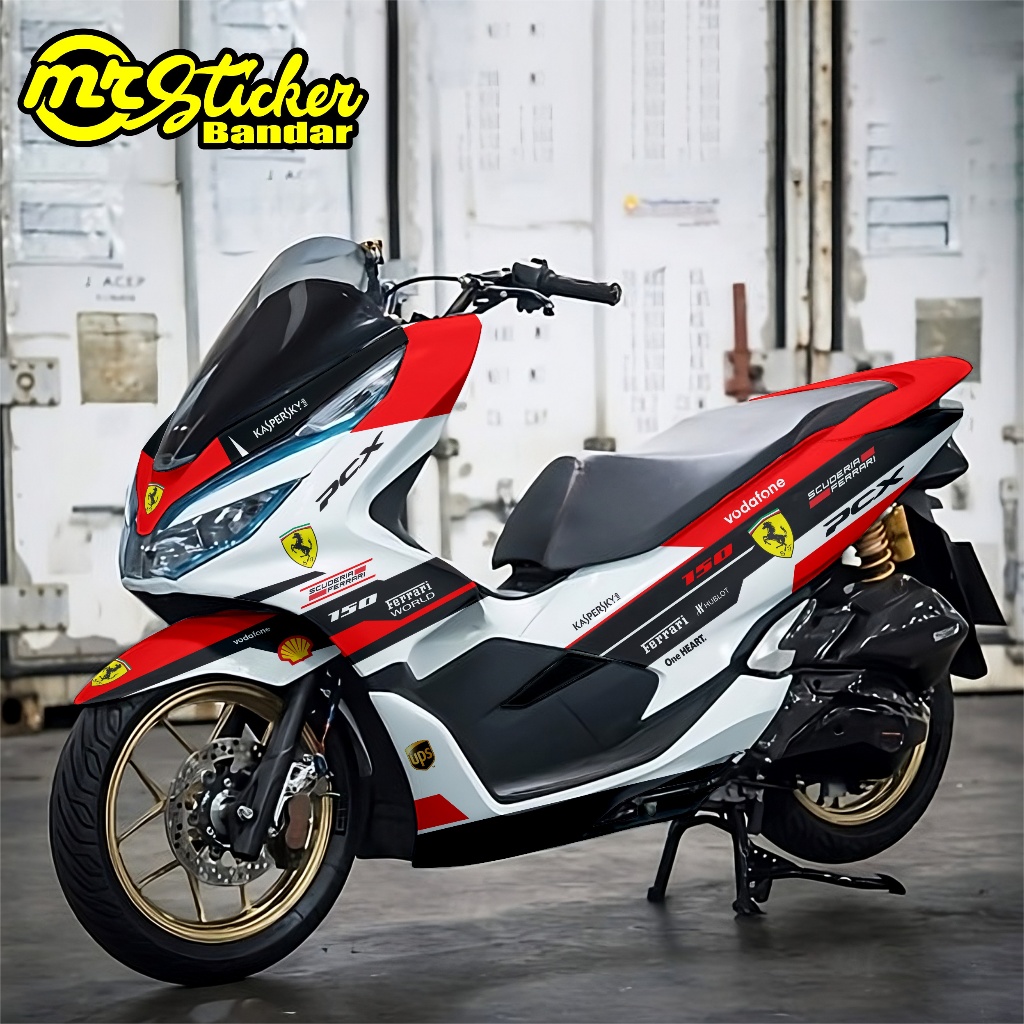 Jual Decal PCX Full Body Stiker PCX Full Body Full Blok Dekal PCX 150 ...