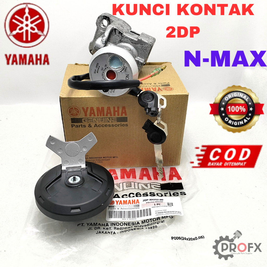 Jual KUNCI KONTAK SET 2DP YAMAHA NMAX KUALITAS ORIGINAL ASLI YGP-2DP ...