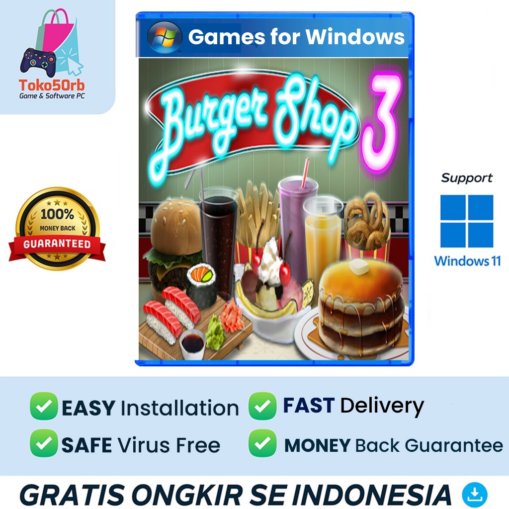 Jual Burger Shop 3 Game For Pc Full Version | Shopee Indonesia